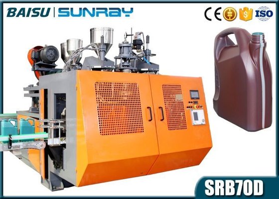 PE/PP Plastic 5 Liter Jerry Can Extrusion Blow Moulding Machine SRB70D-1