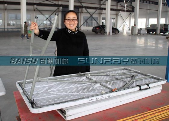 Plastic Table And Plastic Chair Making Machine 20 - 25BPH Capacity SRB100N