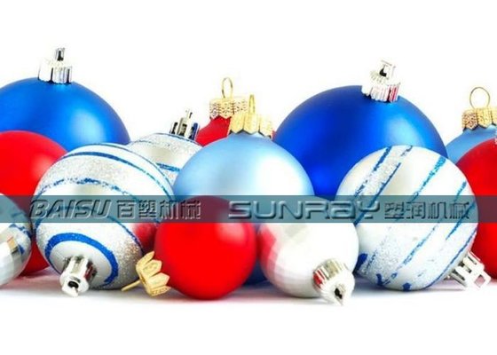 HIPS Christmas Crystal Plastic Ball Manufacturing Machine 2 Heads SRB80D-2