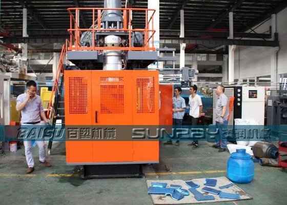Square Bottle Blow Moulding Machine , 50 Liter Plastic Drum Hdpe Blow Moulding Machine SRB90