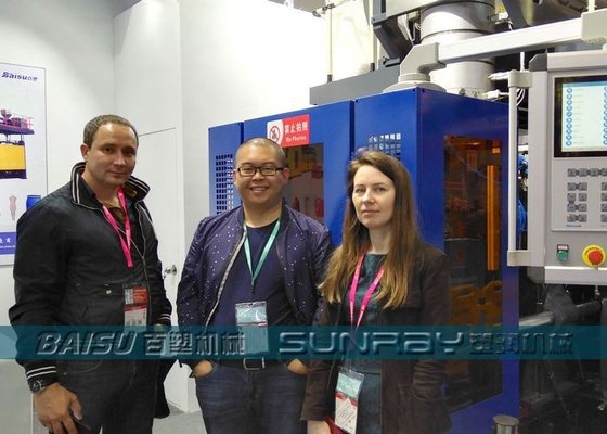 Plastic HDPE 20 Liter Blow Molding Equipment , Jerry Can Making Machine