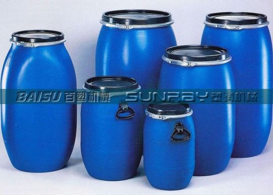 23 Pcs / Hour Automatic Bottle Blowing Machine , 150 Liter Plastic Drum Barrel Blow Moulding Machine
