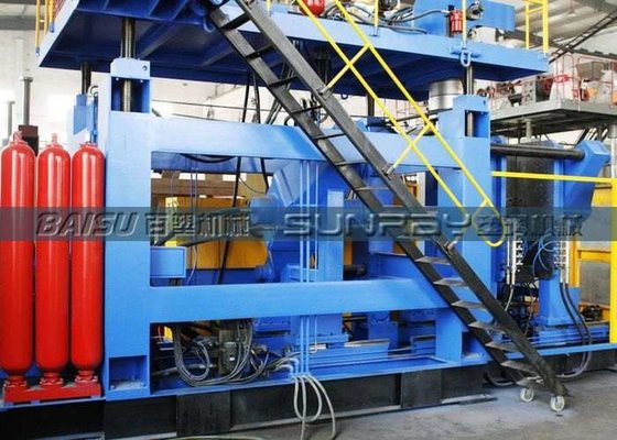 23 Pcs / Hour Automatic Bottle Blowing Machine , 150 Liter Plastic Drum Barrel Blow Moulding Machine