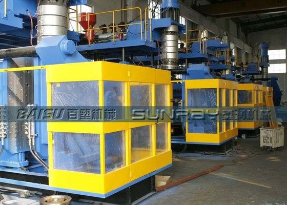 23 Pcs / Hour Automatic Bottle Blowing Machine , 150 Liter Plastic Drum Barrel Blow Moulding Machine