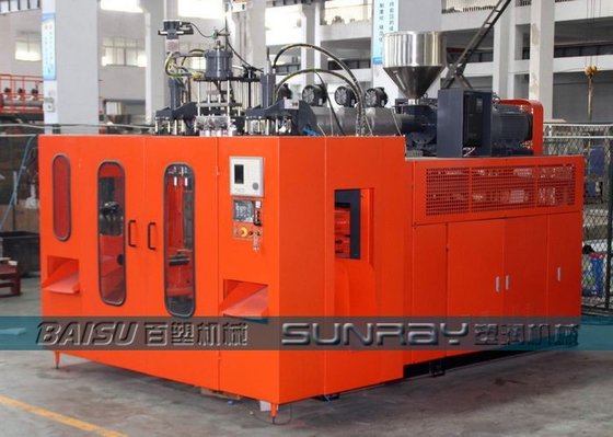 HDPE Blowing Machine PP Plastic Juice Bottle Blow Molding Machine SRB80D-3