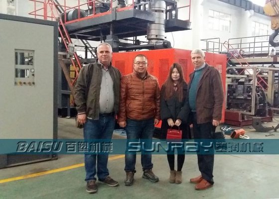 120L HDPE Blow Moulding Machine , Extrusion Plastic Tool Box Blow Molding Machine