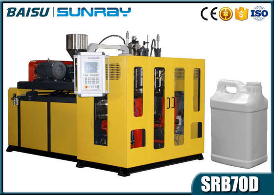 30.5KW Plastic Blow Moulding Machine , 4l 5l Lubricant Oil Jerrycan Double Station Bottle Making Machine