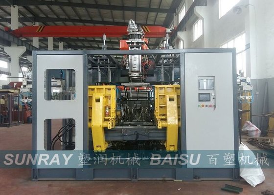 Double Station Extrusion Blow Molding Machine , 20L Jerry Can Hdpe Blow Molding Machine SRB90D-1