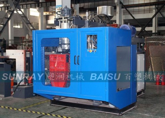 Blow Moulding Process 15L Plastic Jerry Can Making Machine 1500 Bottles / Day SRB75S-1
