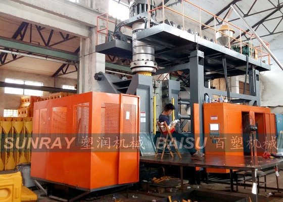 Road Fence Plastic Blow Moulding Machine / Making Water Filled Barrier