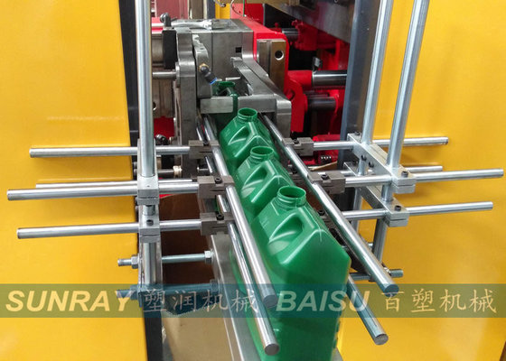 2 Head HDPE Blow Moulding Machine For 1 Liter Spray Plastic Bottle SRB70D-2