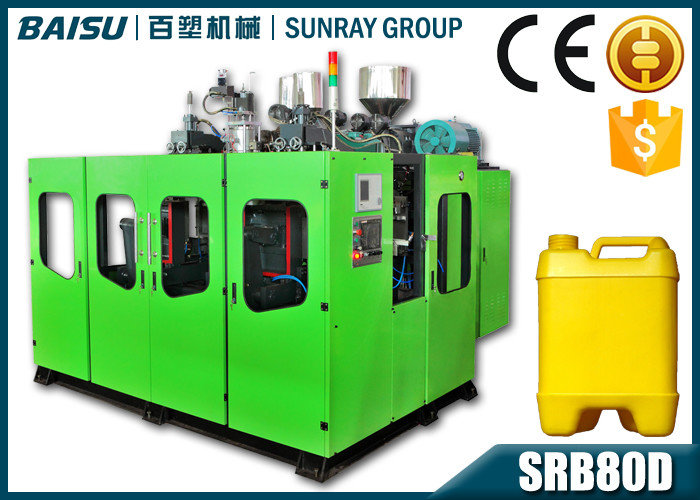 8 Liter Plastic Bucket Making Machine , Electric Control Hdpe Blowing Machine  SRB80D-1
