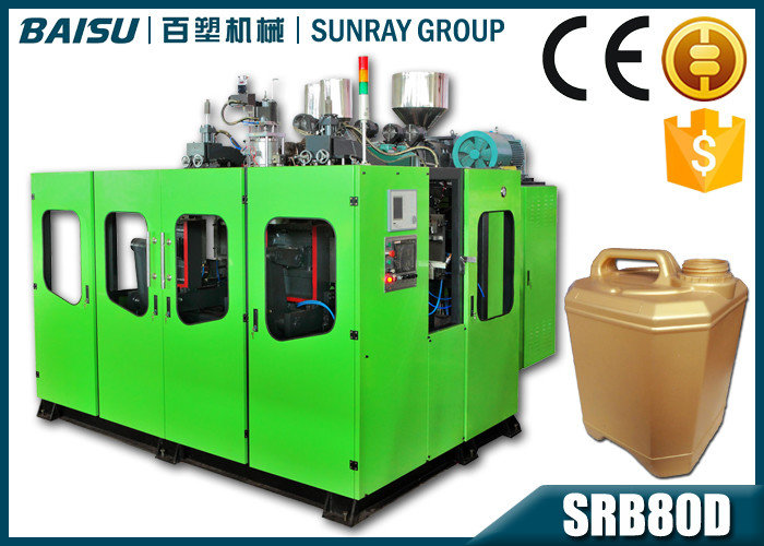 Hydraulic Plastic Water Tank Making Machine , Double Station Blow Moulding Machine SRB80D-1