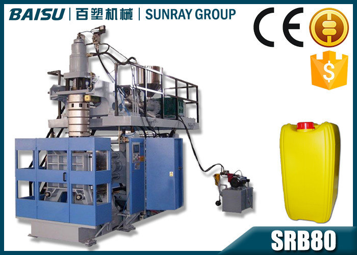 Heavy Duty Oil Jerry Can Automatic Blow Molding Machine 650 X 1100mm Mould Size SRB80