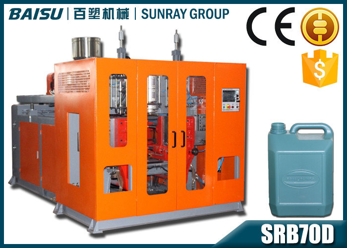 High Performance PVC Jerry Can Blow Molding Machine 30.5KW Power SRB70D-1