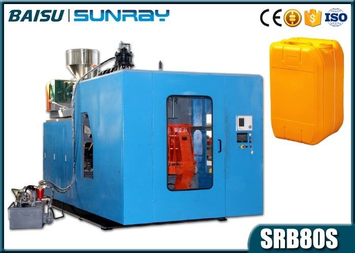 25 Liter Plastic Jerry Can Extrusion Blow Molding Machine Single Station EBM SRB80S-1
