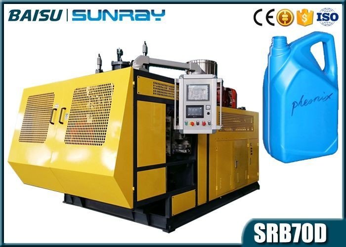 Large Capacity Plastic Water Bottle Making Machine , 30.5KW Plastic Molding Equipment SRB70D-1