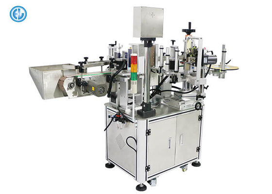 Ronde Fles Semi Automatische Etiketteringsmachine voor Hete de Flessensticker van de Pepersaus Etiketteringsmachine
