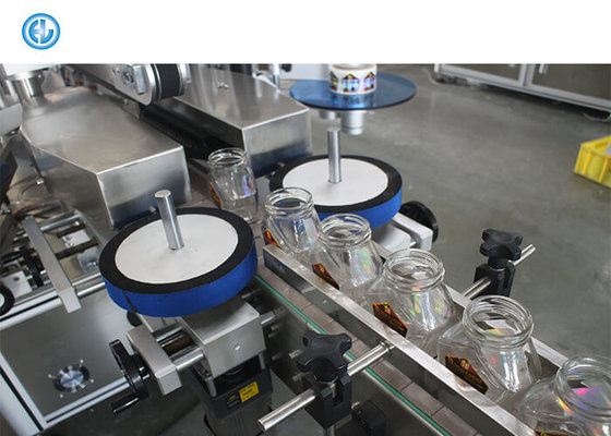 Het vlakke Instrument van het Flessen Automatische Etiket, de Sticker van de Waterfles Etiketteringsmachine