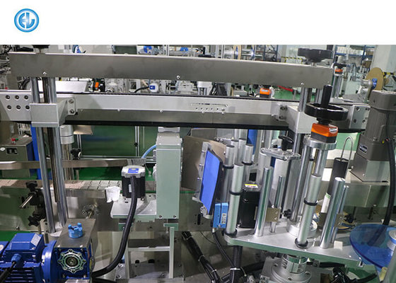 PLC de het Schermbeschermer kan Etiketterend Hoofden Voor en Achter Etiketteringsmachine machinaal bewerken, verdubbelen