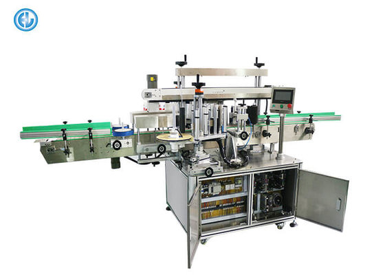 PLC de het Schermbeschermer kan Etiketterend Hoofden Voor en Achter Etiketteringsmachine machinaal bewerken, verdubbelen