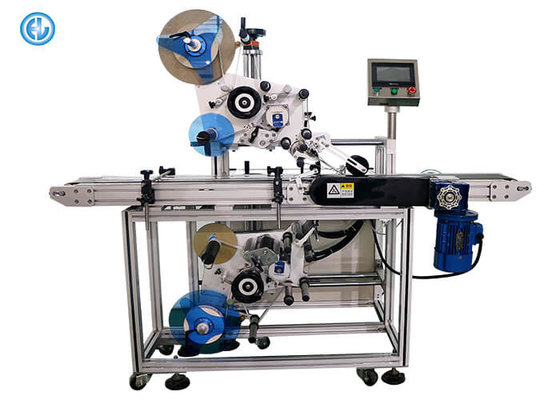 Verpakkende Doos Dubbele Zij Etiketteringsmachine, het Etiketinstrument van de HUISDIERENzak