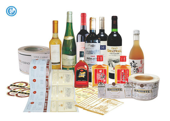 Gedrukte Zelfklevende Etiketten voor de Etiketten van de de Douanesticker van Bierchampagne Bottl