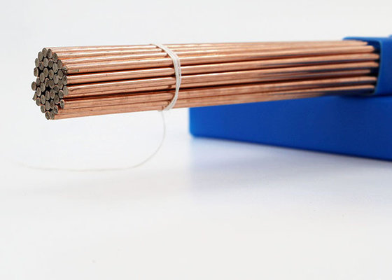 Phosphorus Copper Brazing Rod Brazing Material 3.2mm Flat Rod 0 % Sliver