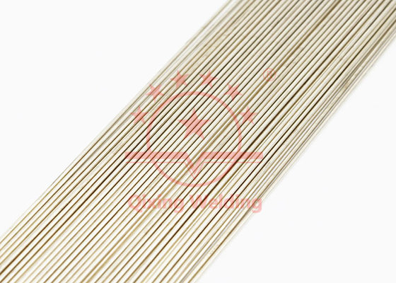 Refrigeration Silver Brazing Rod Diameter 2.0 Mm Round Shape 450mm / 500mm Length