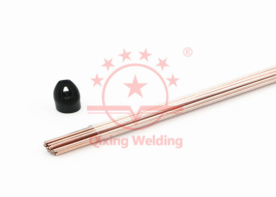 Round Flat  / Square Soldering Copper Wire , Orange Copper Pipe Welding Rod