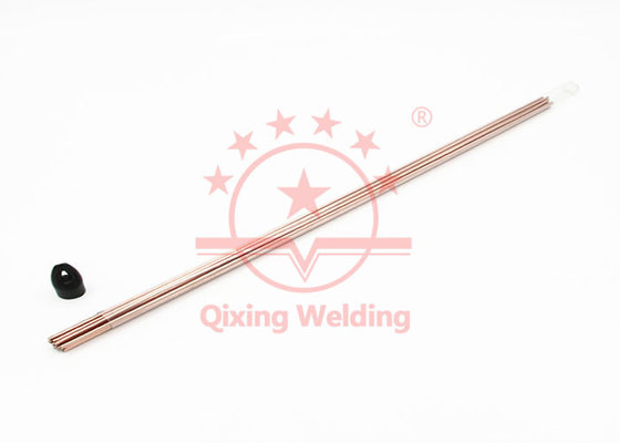 Stable Arc Fluxless Brazing Rods , Small Splash Copper Pipe Welding Rod With Brass