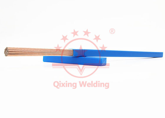 Stable Arc Fluxless Brazing Rods , Small Splash Copper Pipe Welding Rod With Brass