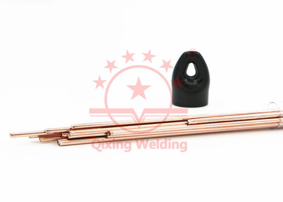 RHVAC A / C Copper Brazing Rod High Liquidity Wire Ring Strip 130 - 220A Working Current