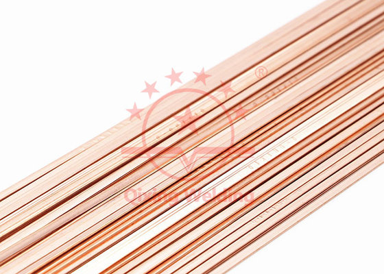 RHVAC A / C Copper Brazing Rod High Liquidity Wire Ring Strip 130 - 220A Working Current