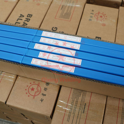 500 Mm 15 Percent Silver Brazing Rods Phosphorus Copper High Strength For HVAC