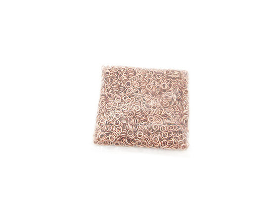 Cu - Zinc Alloy Welded Brazing Rings For Sanitary Ware 4.9mm Inner Diameter