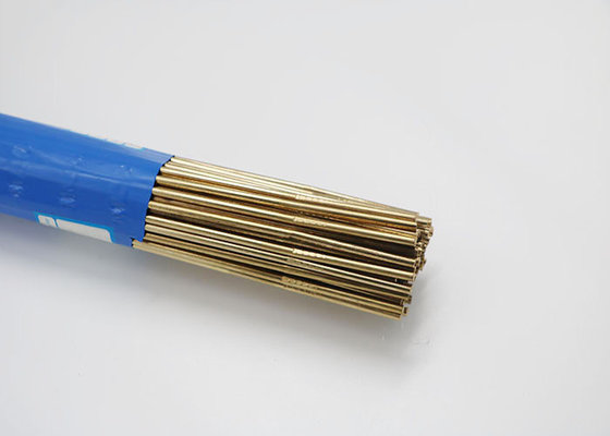 Flame Brazed Brass Metal Rod For HVAC A / C Filler Metal Less Impurity
