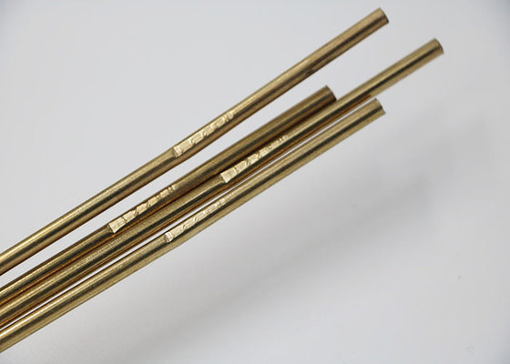 Frame Brazing Thin Brass Rod , High Performance Brass Round Bar Stock