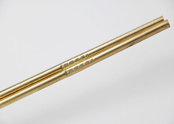 Cu - Zn Alloy Brass Brazing Rod High Purity Flux Free For Automotive / Ships