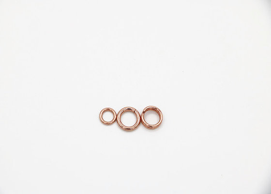 Inner Dia 1.3 - 1.8 Mm Brass Brazing Rod Ring For Copper Pipe / Electrical Equipment