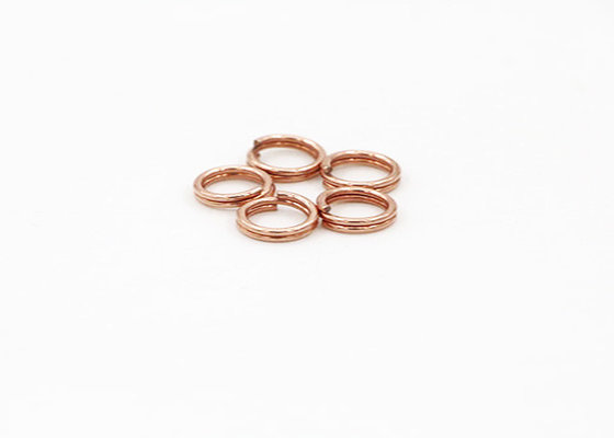 Inner Dia 1.3 - 1.8 Mm Brass Brazing Rod Ring For Copper Pipe / Electrical Equipment