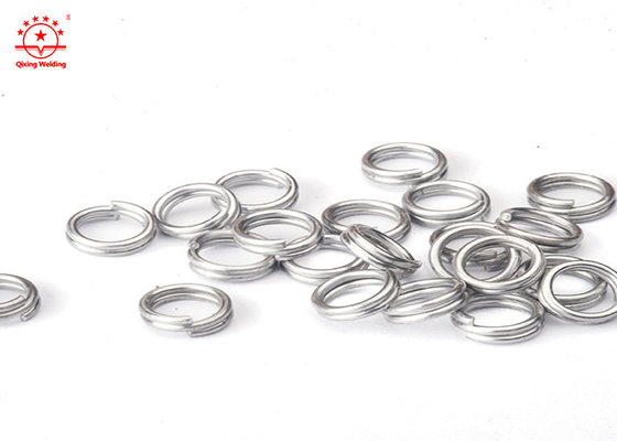 Inner Dia 1.3 - 1.8 Mm Soldering Silver Ring , Copper Pipe Silver Welding Rod