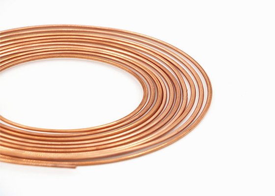 Anti Corrosion C1020 Pancake Copper Tube , 5 / 32 Air Conditioning Piping