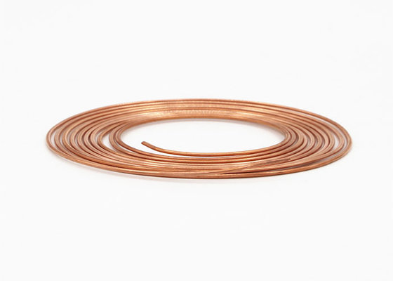 Pancake Air Conditioner Copper Pipe , Insulated C12200 Copper Coil Pipe