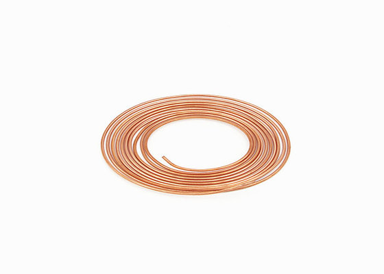 Pancake Air Conditioner Copper Pipe , Insulated C12200 Copper Coil Pipe