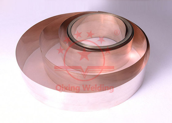 0.1mm - 0.5mm Silver Brazing Sheet Metal Stripe / Foil Small Oxidation Area