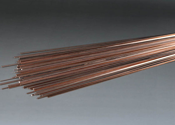 High Tensile Soldering Copper Pipe , Cooling System Metal Brazing Rods