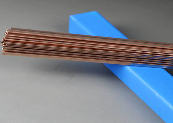 High Tensile Soldering Copper Pipe , Cooling System Metal Brazing Rods