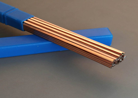 High Tensile Soldering Copper Pipe , Cooling System Metal Brazing Rods