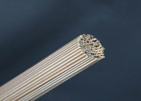 Copper To Copper Silver Brazing Rod For AC Lines Custom Size SGS / ROHS / IAF Listed